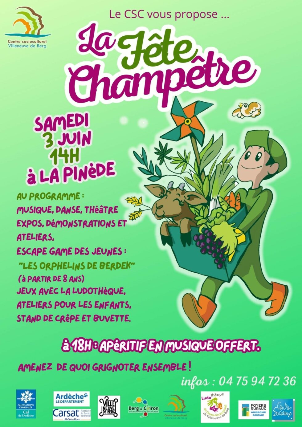 La fête champêtre ! - Centre socioculturel La Pinède